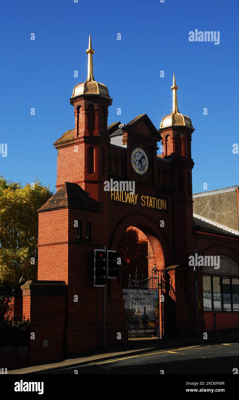 Isle of Man: Douglas: Railway Station Stock Photo - Alamy