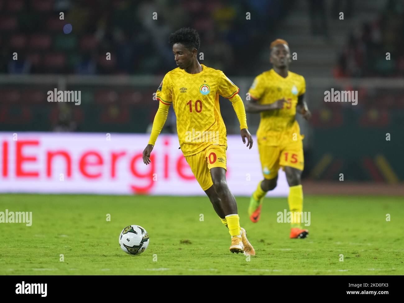Abubeker Nasir of Ethiopia during Cameroon against Ethiopia, African Cup of Nations, at Olembe ...