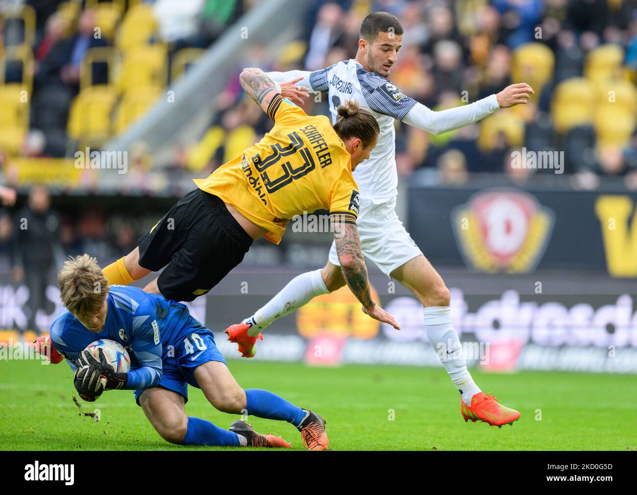 Dresden, Germany. 05th Nov, 2022. Soccer: 3rd league, SG Dynamo Dresden ...