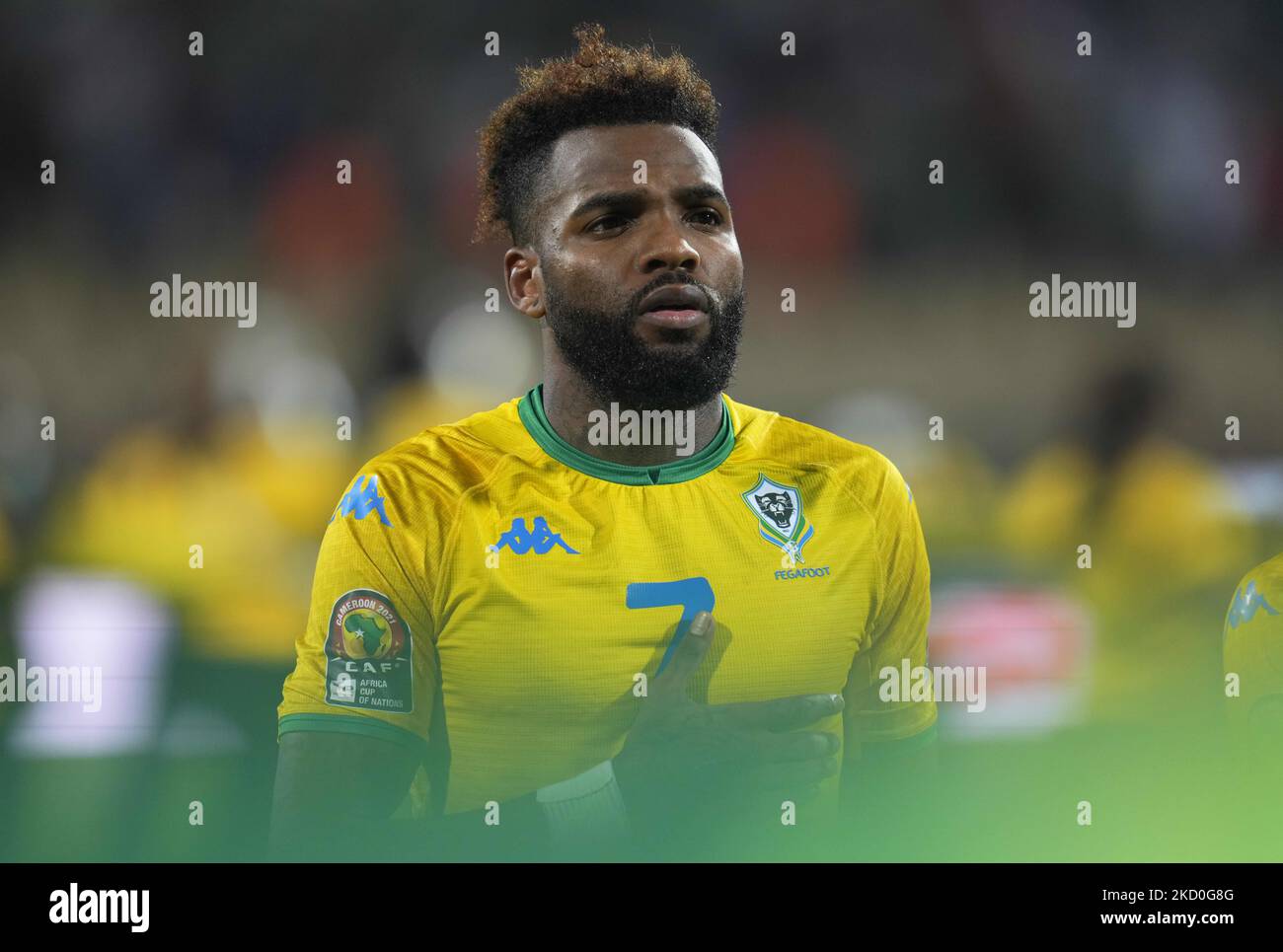 Aaron Boupendza of Gabon during Gabon against Ghana, African Cup of ...