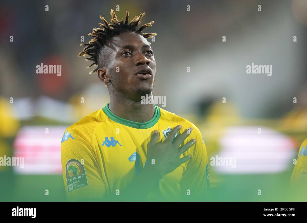 Louis Ameka of Gabon during Gabon against Ghana, African Cup of Nations ...
