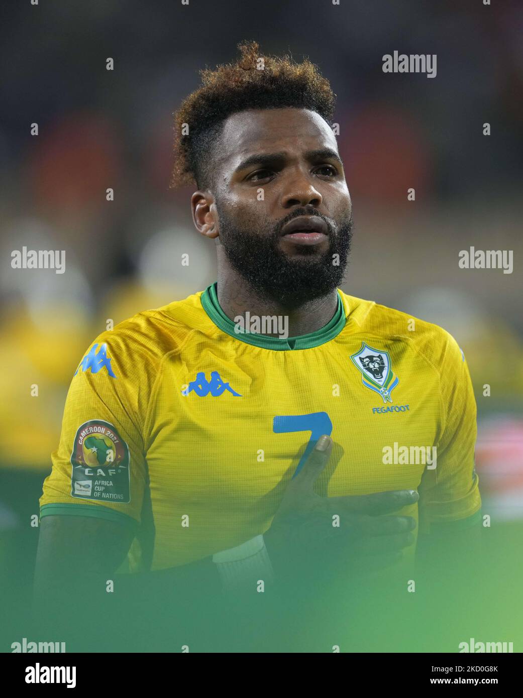 Aaron Boupendza of Gabon during Gabon against Ghana, African Cup of ...