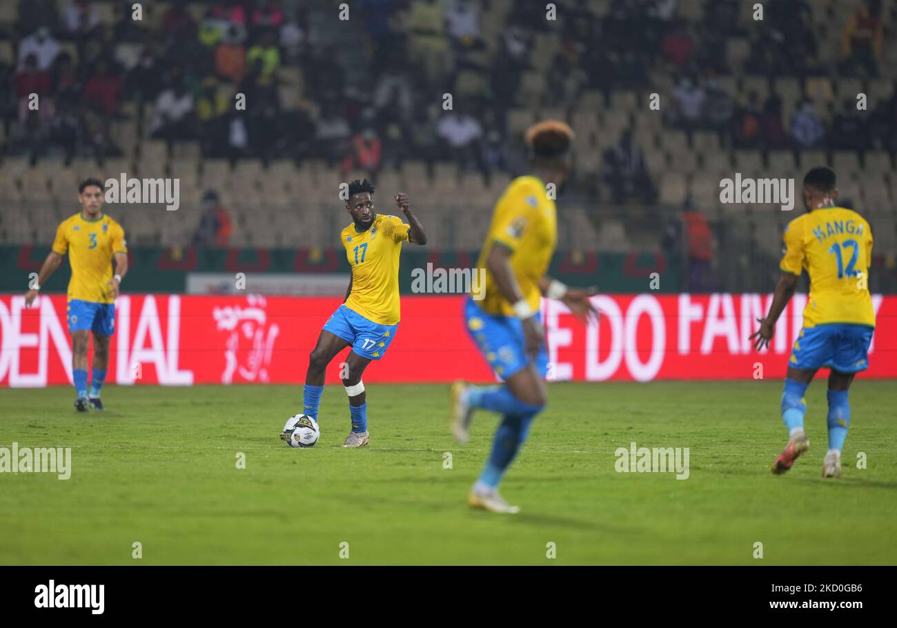 André Biyogo Poko of Gabon during Gabon against Ghana, African Cup of ...