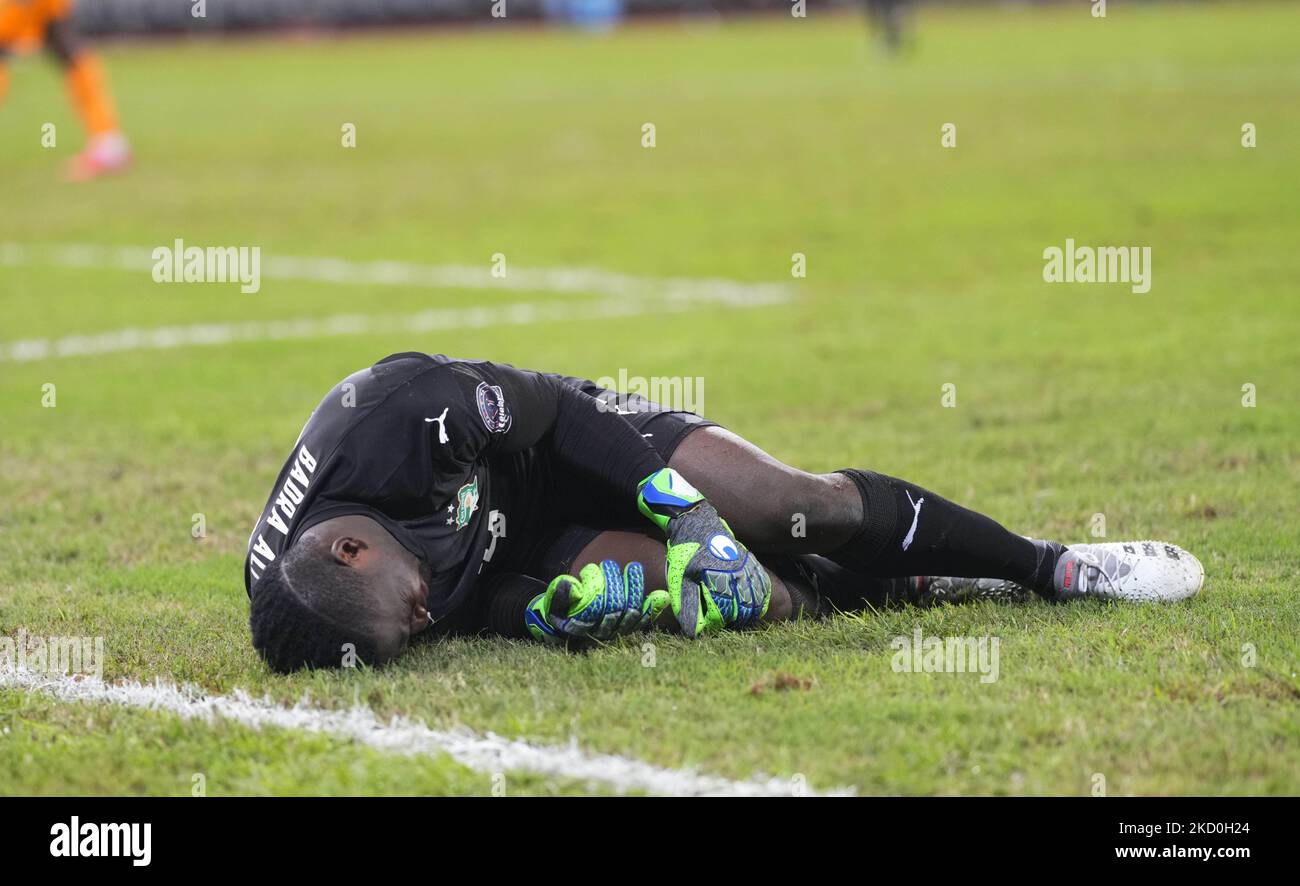 Badra Ali Sangaré of Ivory Coast during Sierra Leone versus Ivory Coast ...