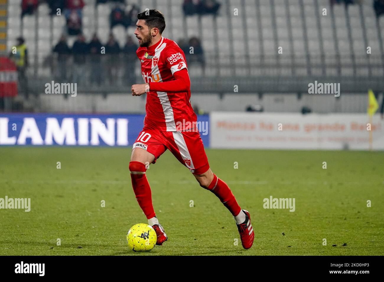 Mattia Valoti (#10 Monza) during the Italian soccer Serie B match AC ...