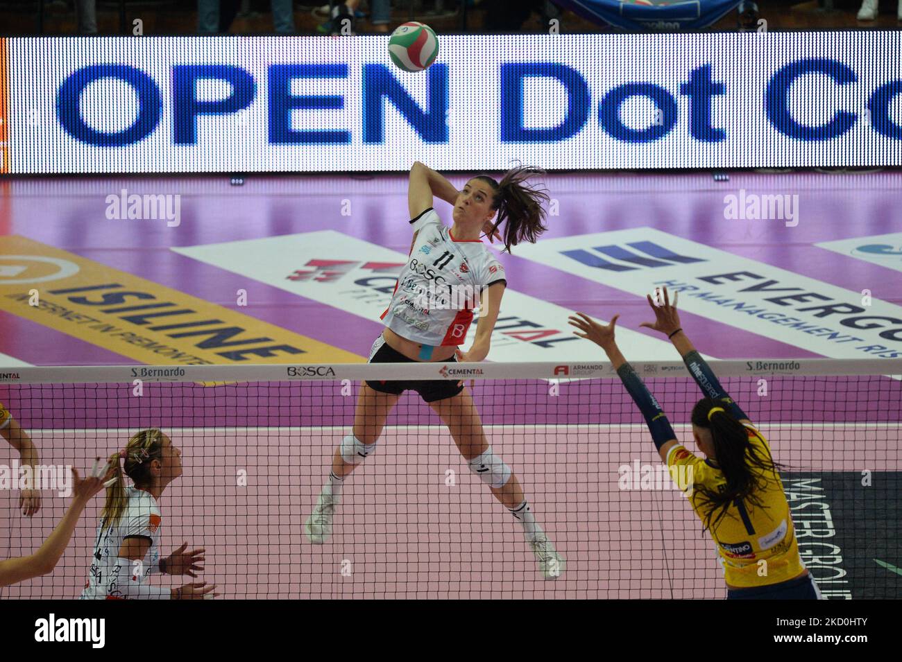 Lucille Gicquel of Bosca San Bernardo Cuneo during the Volleyball Serie ...