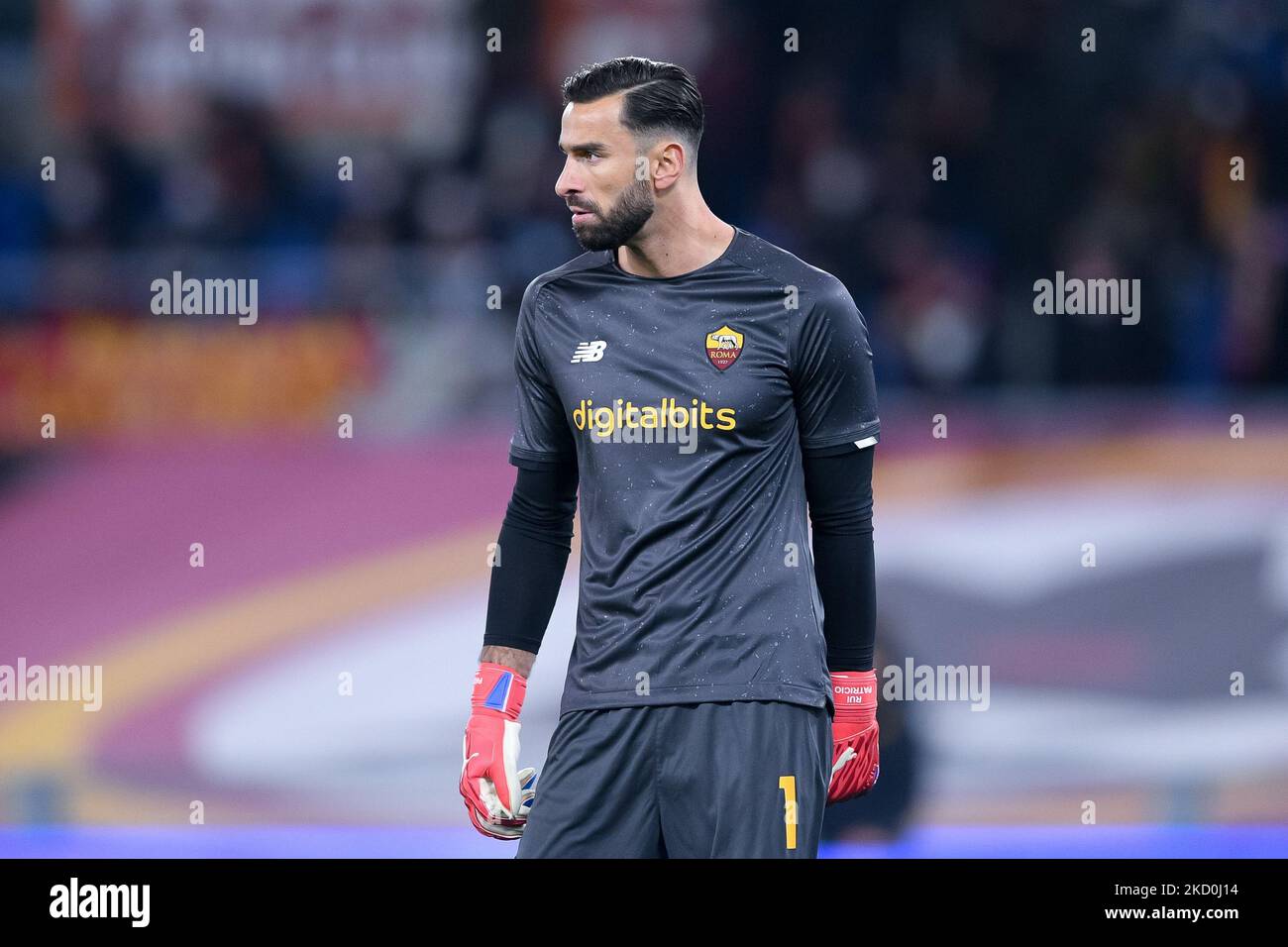 Rui Patricio of AS Roma looks on during the Serie A match between AS ...