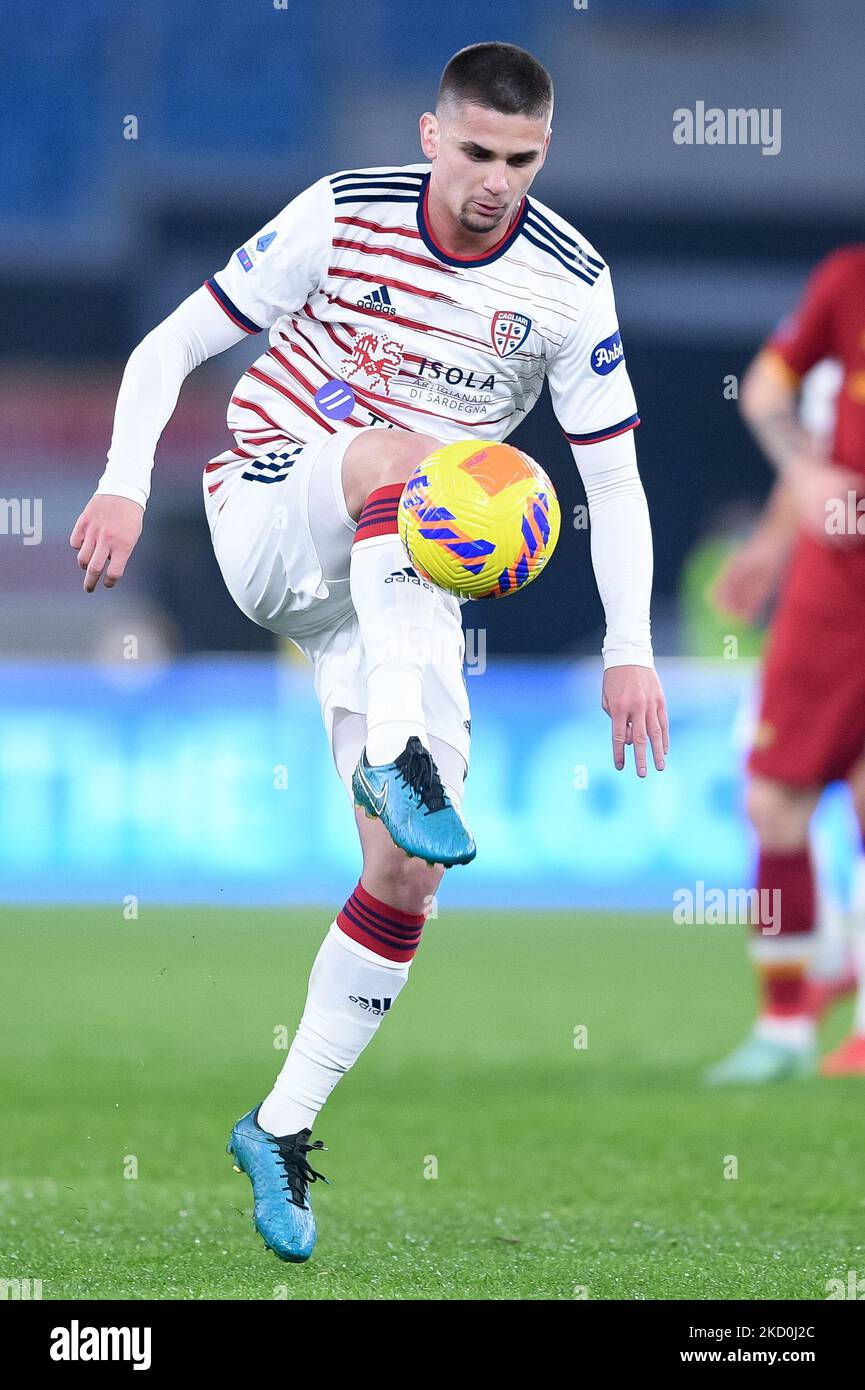 Razvan Marin of Cagliari Calcio during the Serie A match between AS ...