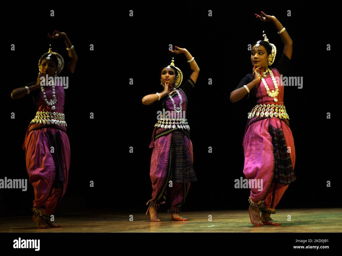 Students of the Utkal Sangeet Mahavidyalaya are performing the ...