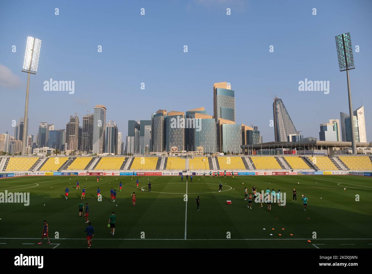 General view of the Suheim Bin Hamad Stadium before he QNB Stars League ...