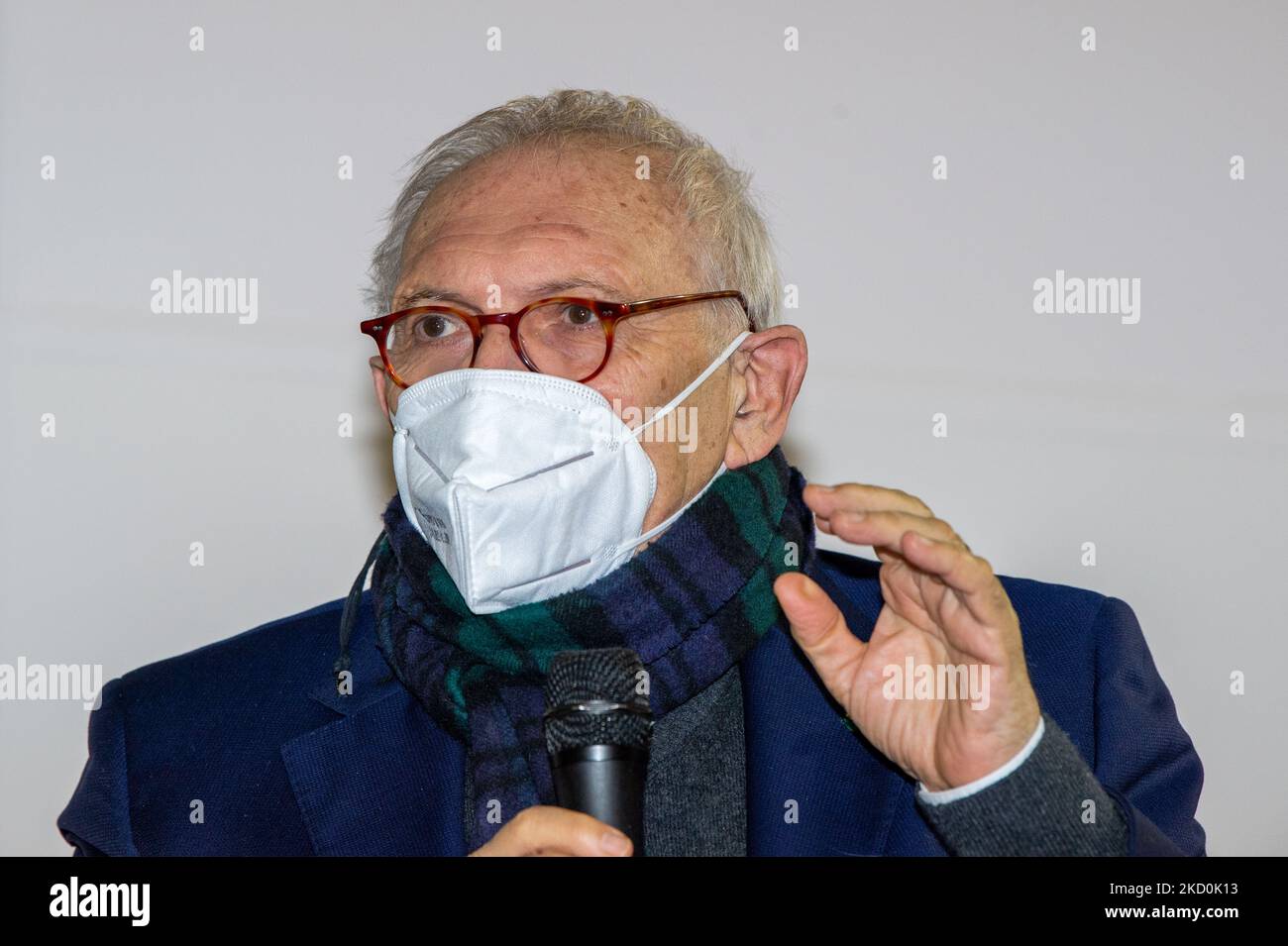 Education Minister Patrizio Bianchi a meeting in Rieti at the local Ibm ...