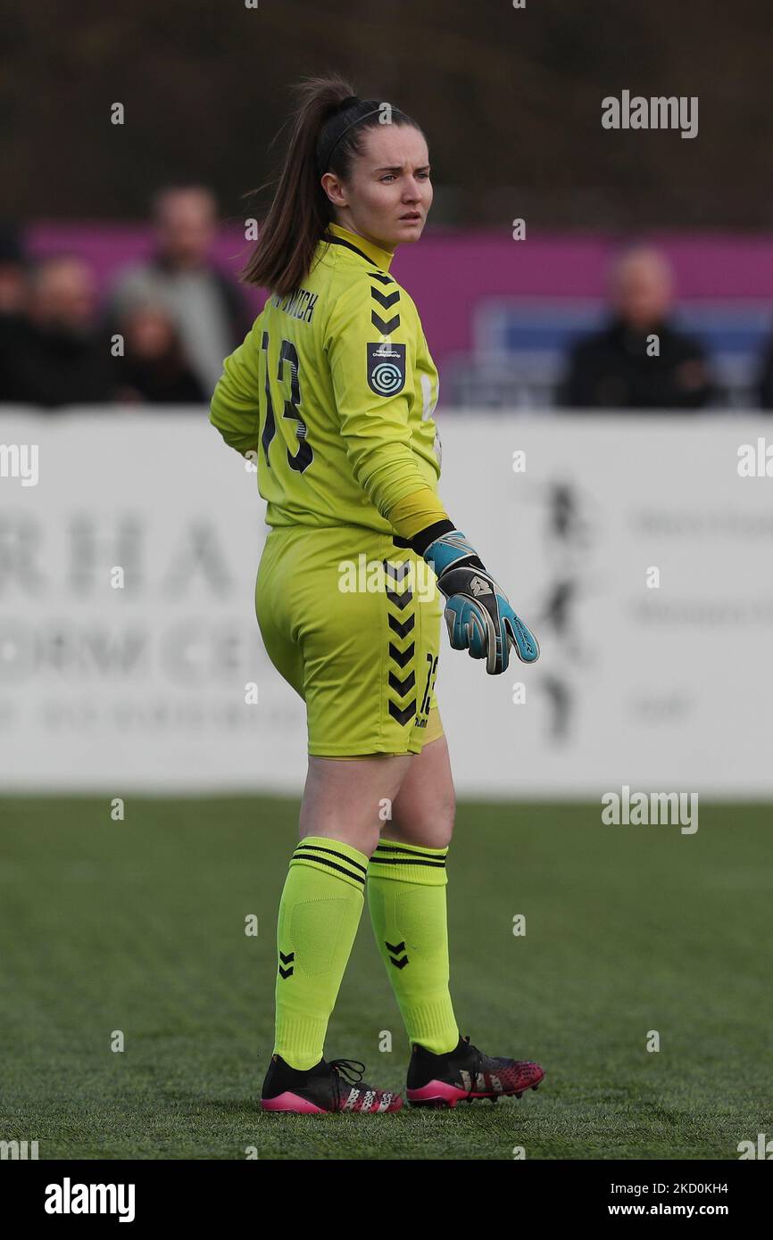 Megan Borthwick of Durham Women during the FA Women's Championship ...