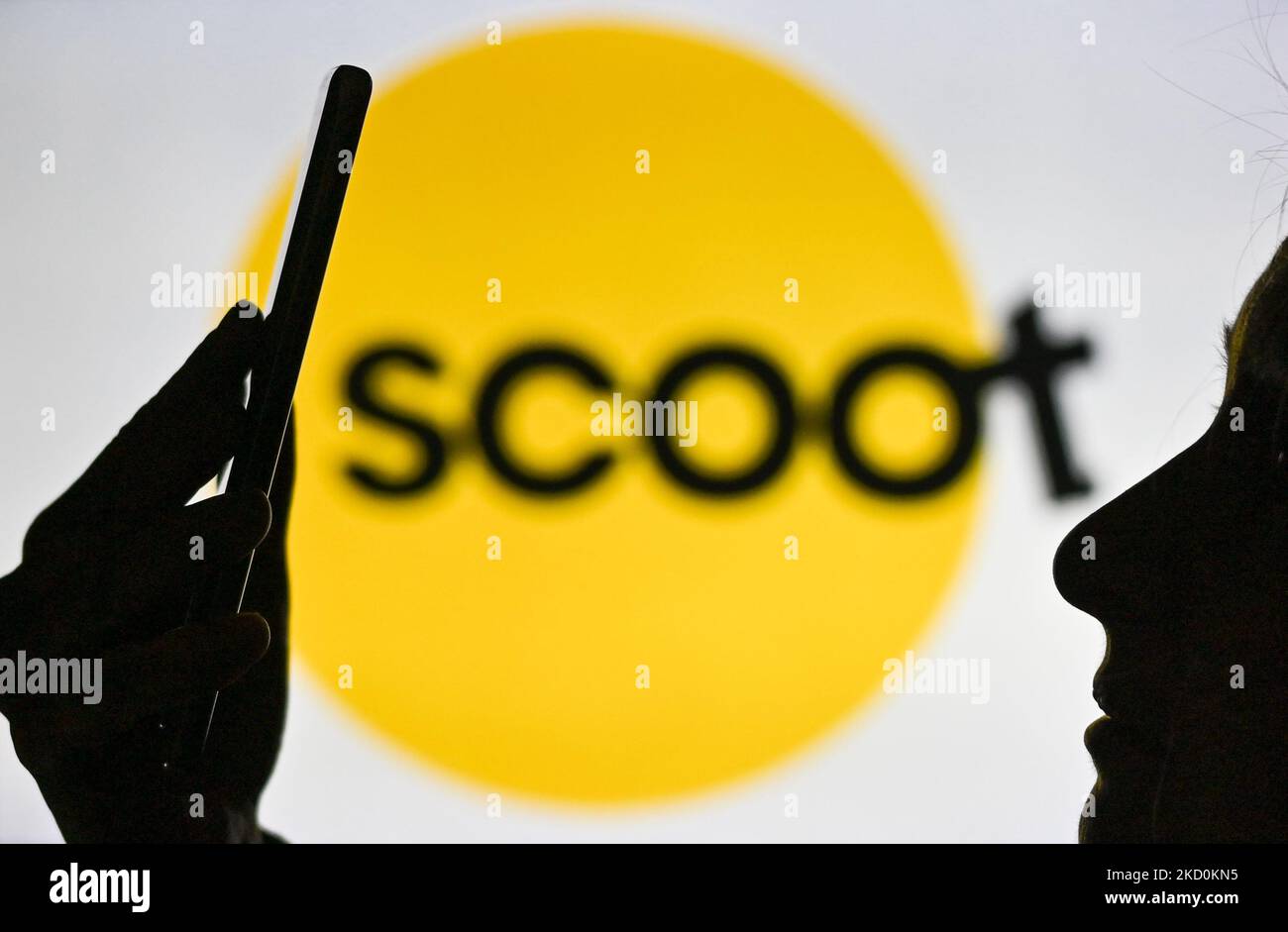 Scoot airline logo hi-res stock photography and images - Alamy