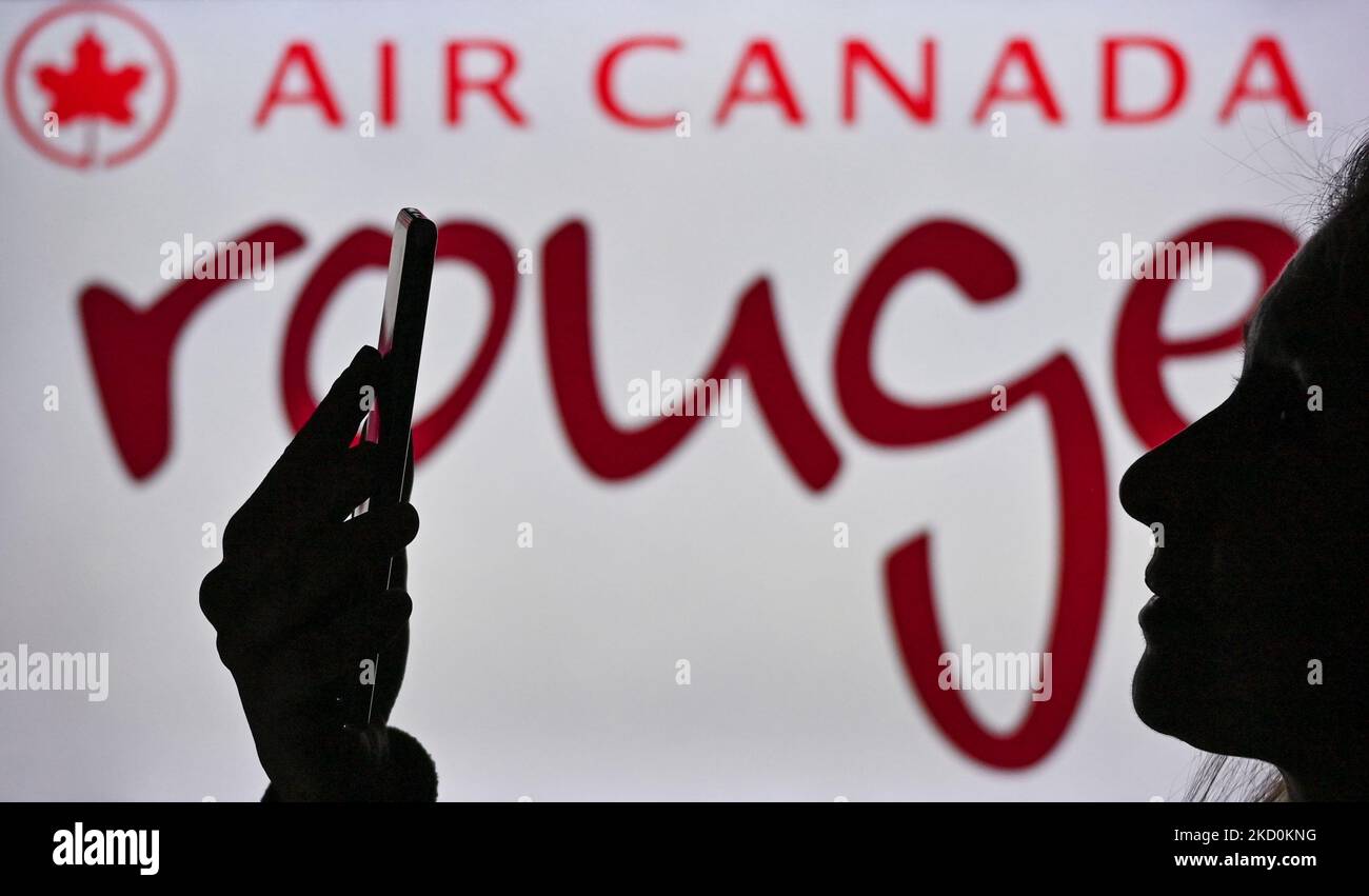 Air canada rouge logo hi-res stock photography and images - Alamy