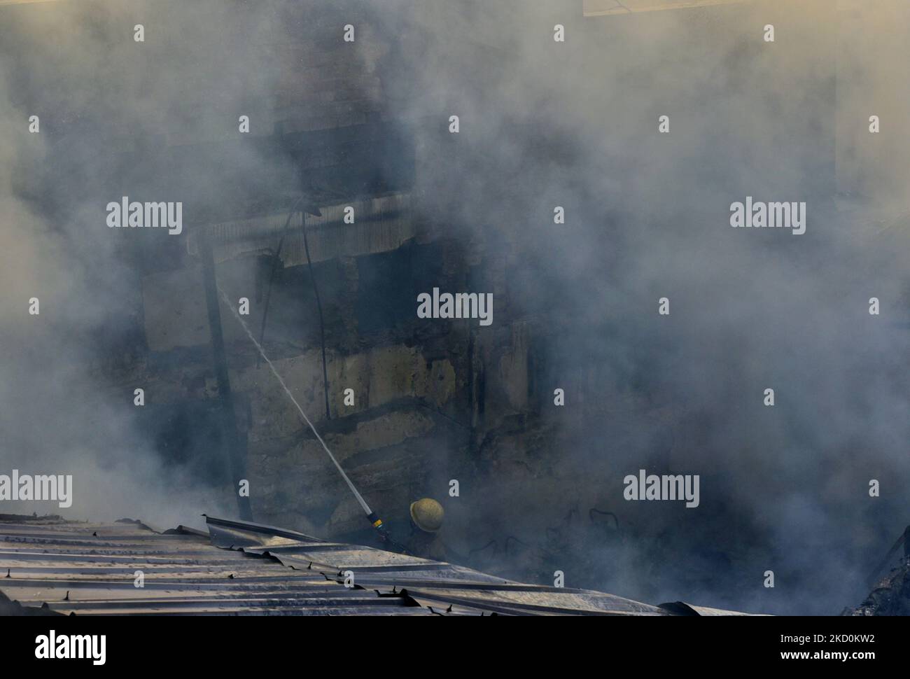 Fire hazard in an old cinema hall with zero casualty in Kolkata, India ...