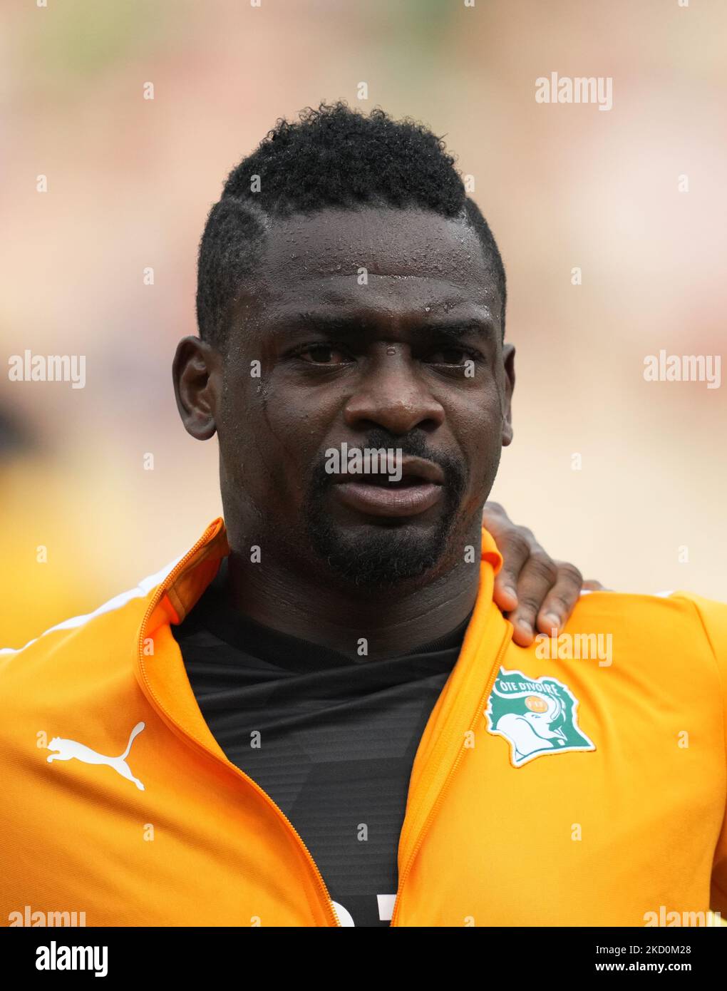 Badra Ali Sangaré of Ivory Coast during Sierra Leone versus Ivory Coast ...