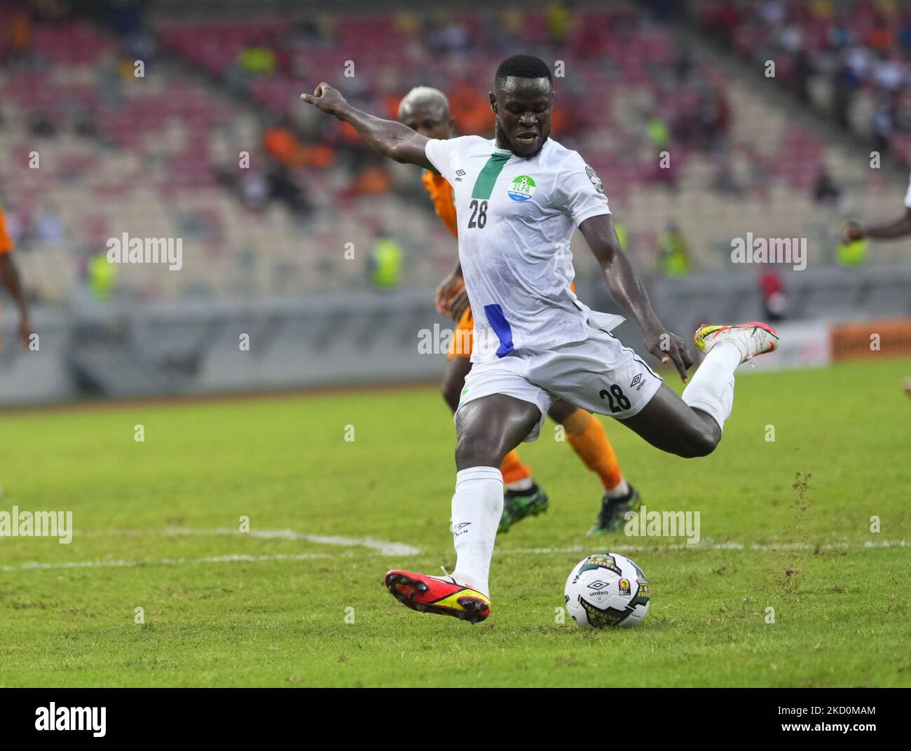 Musa Noah Kamara of Sierra Leone scoring their second goal during ...