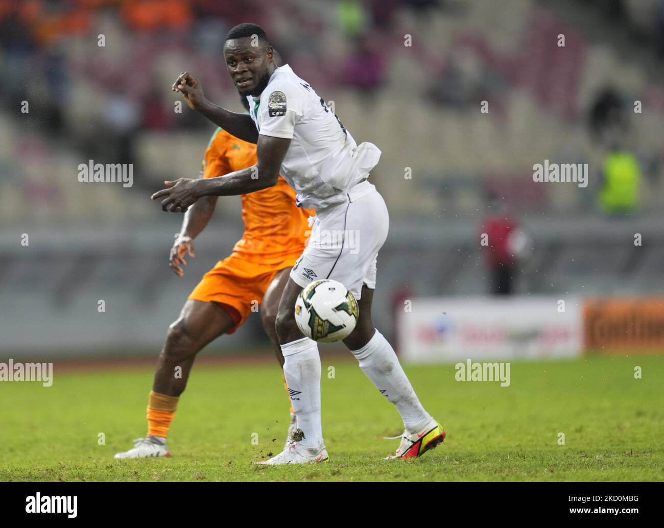 Musa Noah Kamara of Sierra Leone during Sierra Leone versus Ivory Coast ...