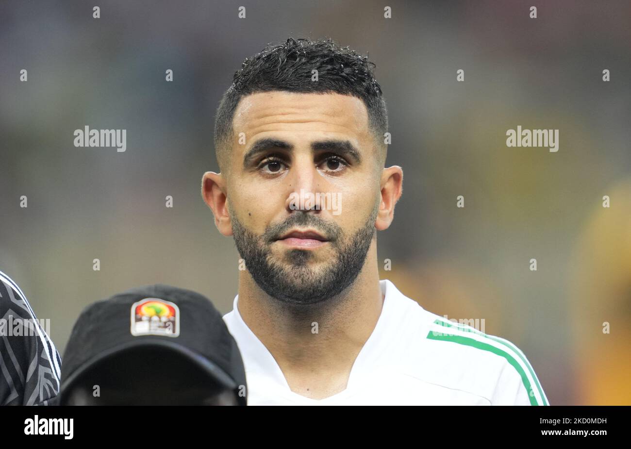 Riyad Mahrez (captain) of Algeria during Algeria versus Equatorial ...