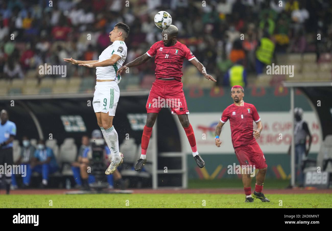 Esteban Orozco Obiang Obono of Equatorial Guinea and Baghdad Bounedjah ...