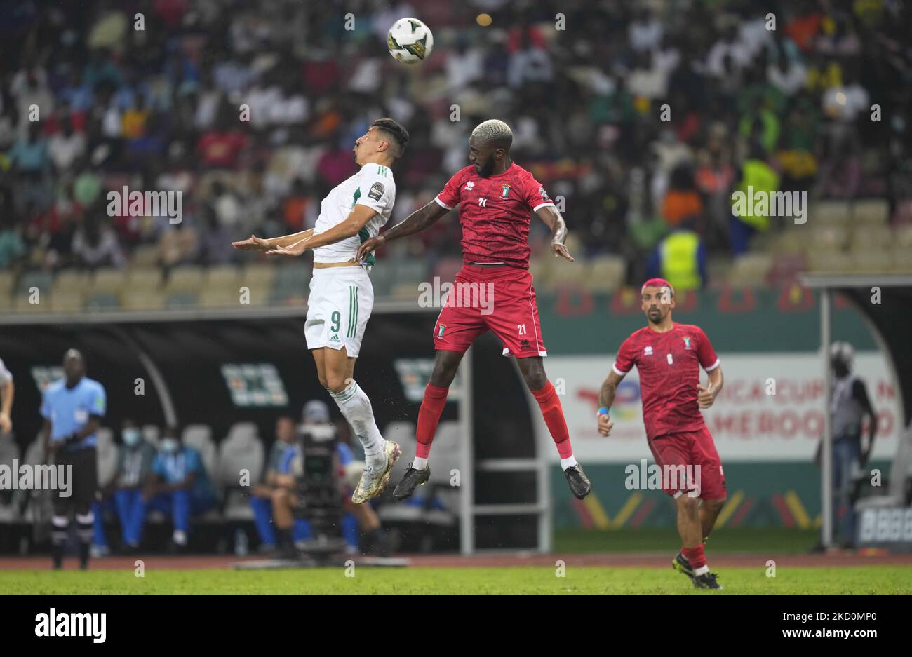 Esteban Orozco Obiang Obono of Equatorial Guinea and Baghdad Bounedjah ...