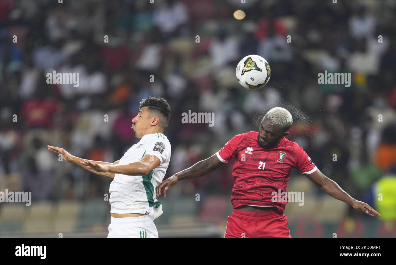 Esteban Orozco Obiang Obono of Equatorial Guinea and Baghdad Bounedjah ...