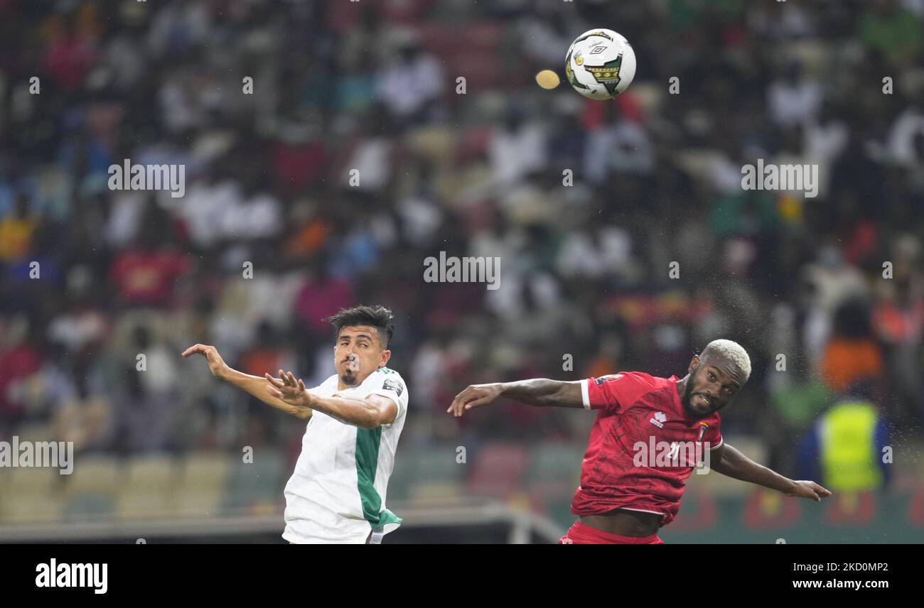 Esteban Orozco Obiang Obono of Equatorial Guinea and Baghdad Bounedjah ...