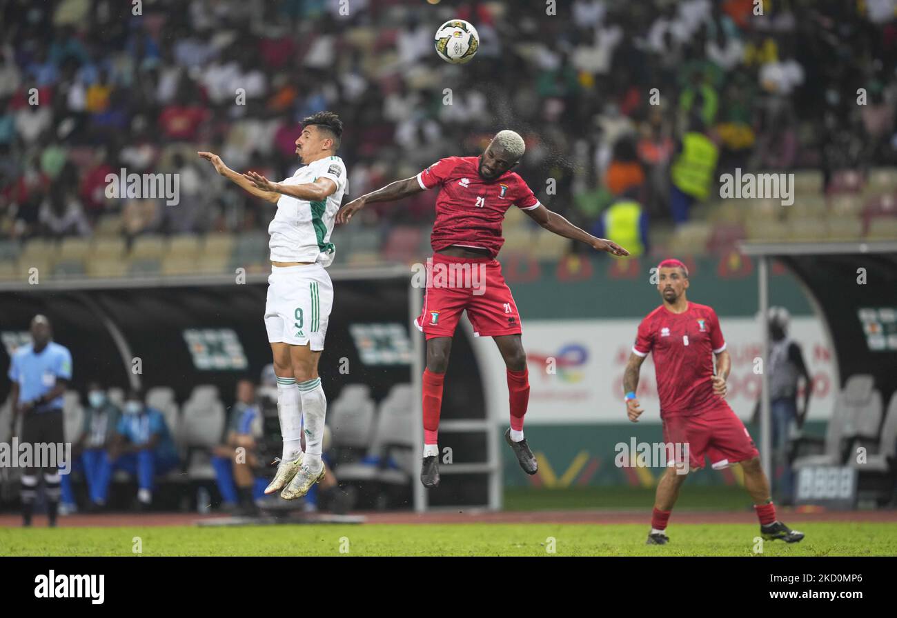 Esteban Orozco Obiang Obono of Equatorial Guinea and Baghdad Bounedjah ...