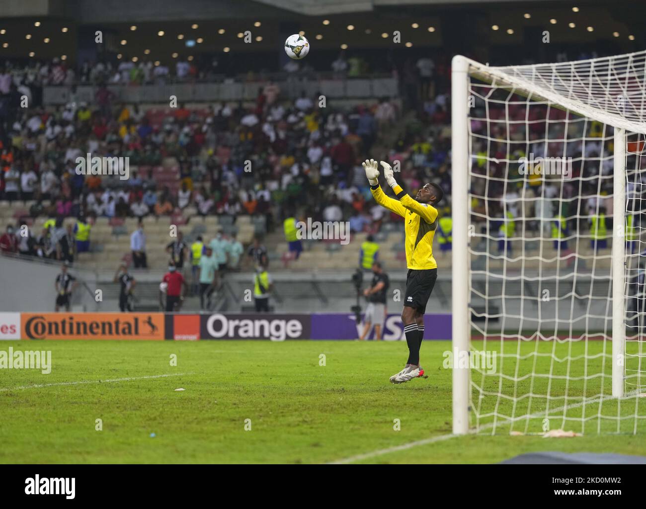 Jesús Owono of Equatorial Guinea during Algeria versus Equatorial ...