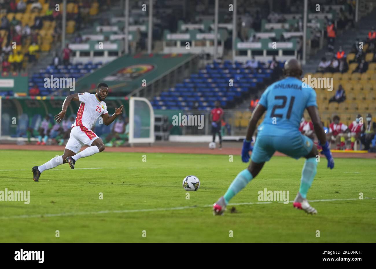 Mamadou Diallo of Guinea during Guinea versus Zimbabwe , African Cup of ...