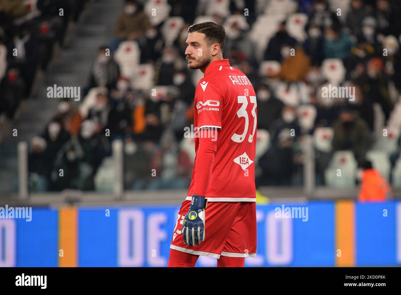 Wladimiro Falcone of UC Sampdoria during the Coppa Italia Football ...