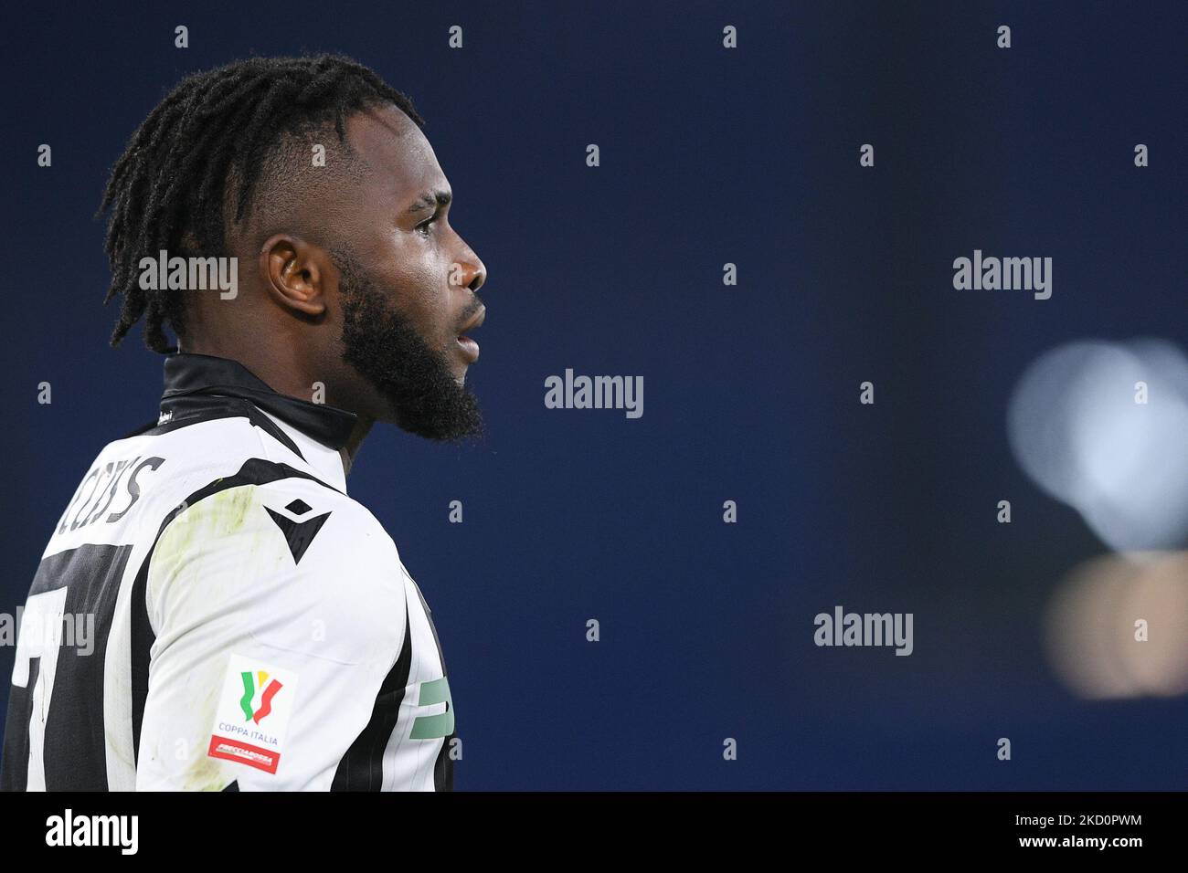 Isaac Success of Udinese Calcio looks on during the Italian Cup match ...