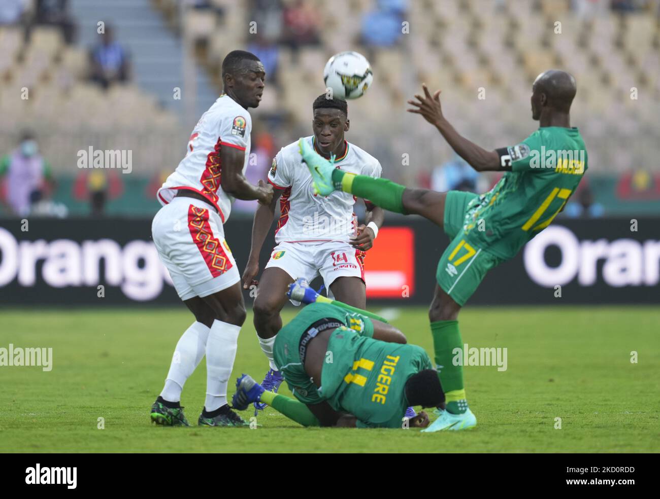 Never Tigere of Zimbabwe and Knowledge Musona of Zimbabwe during Guinea ...