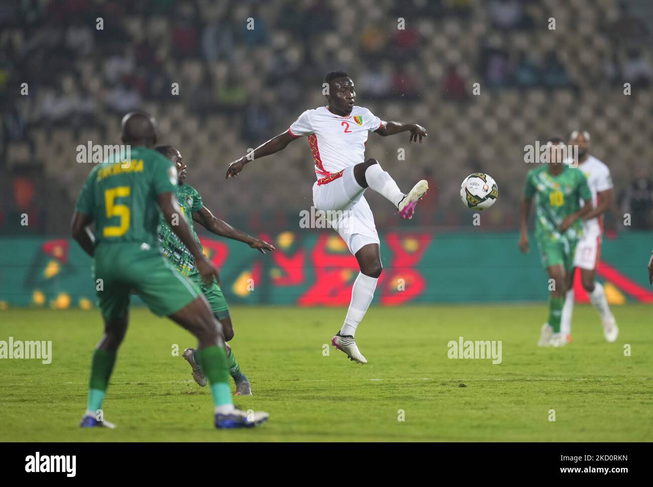 Morlaye Sylla of Guinea during Guinea versus Zimbabwe , African Cup of ...
