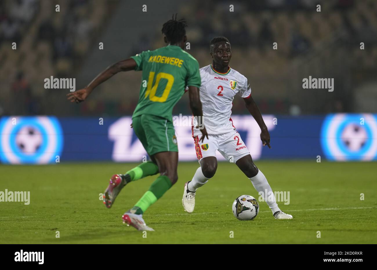 Morlaye Sylla of Guinea during Guinea versus Zimbabwe , African Cup of ...