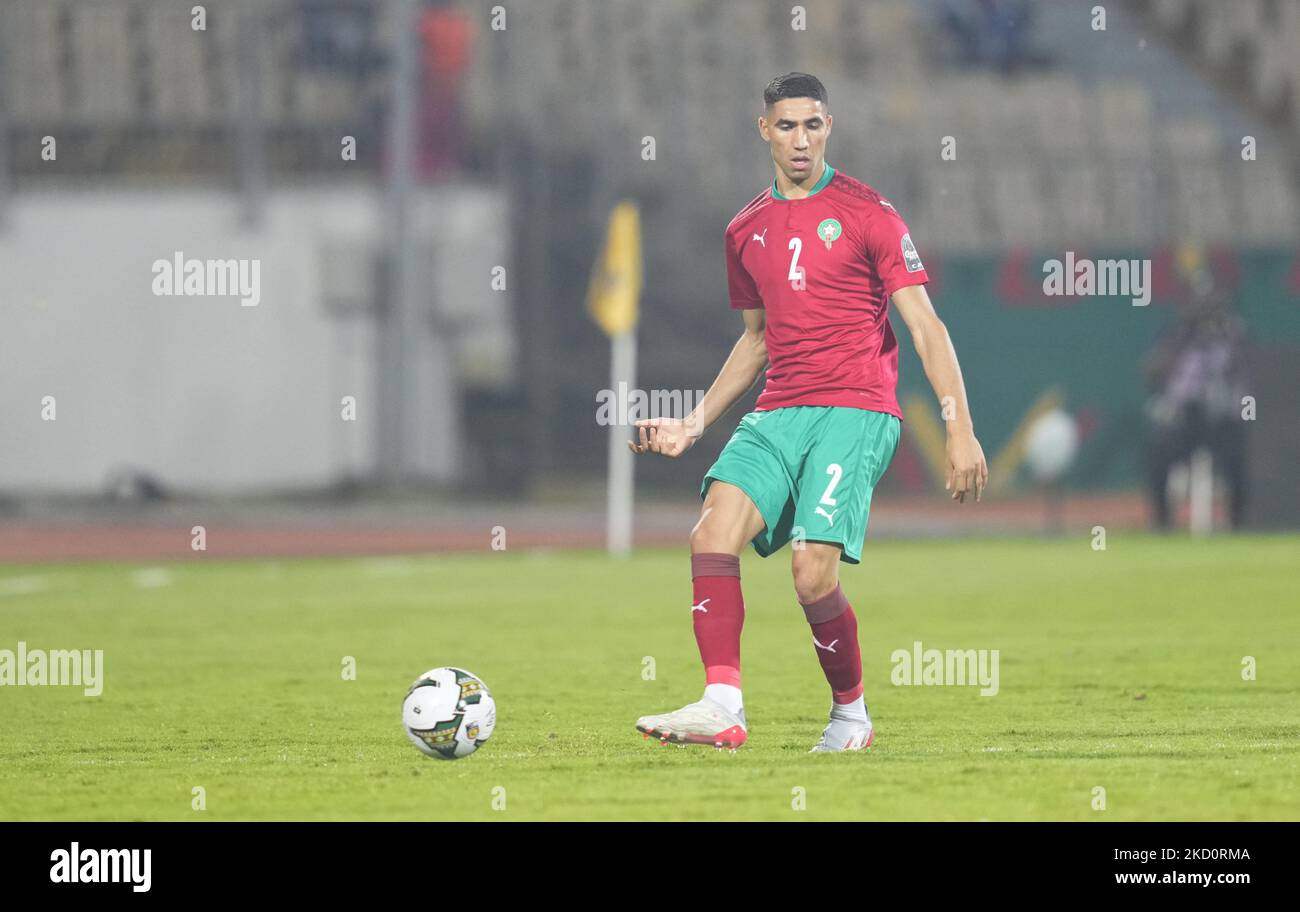 Achraf Hakimi of Morocco during Morocco against Gabon, African Cup of ...