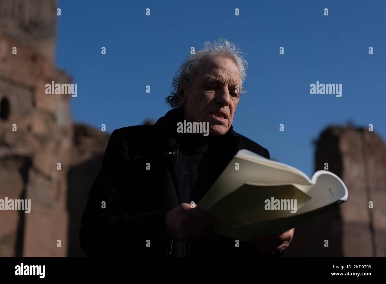Director Abel Ferrara attends the reading by Abel Ferrara of Gabriele ...
