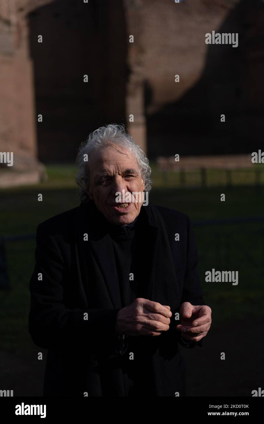 Director Abel Ferrara attends the reading by Abel Ferrara of Gabriele ...