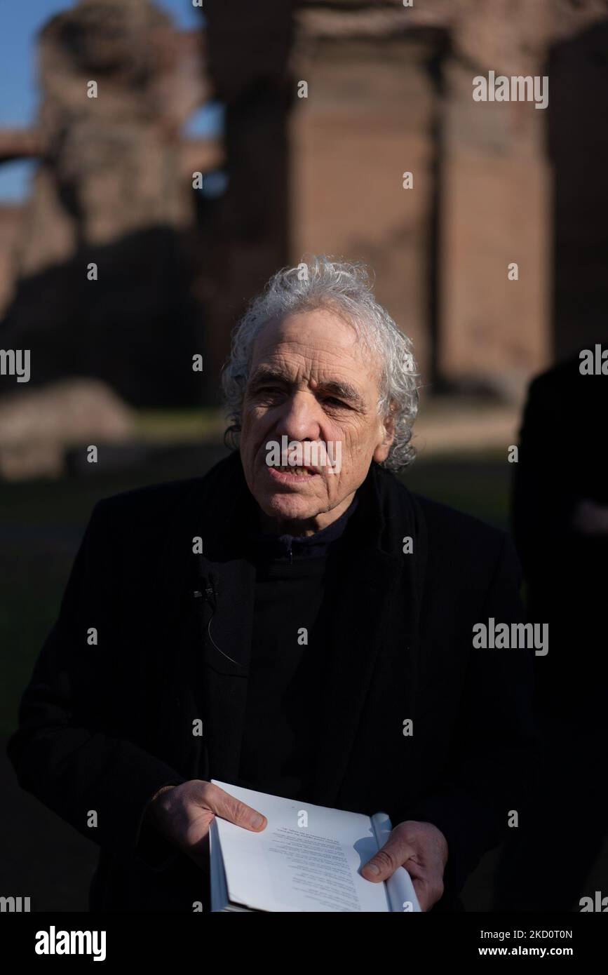 Director Abel Ferrara attends the reading by Abel Ferrara of Gabriele ...