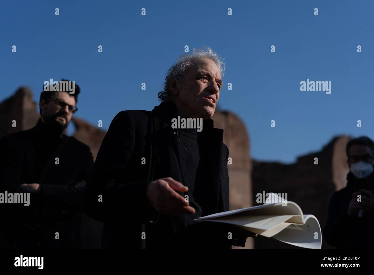 Director Abel Ferrara attends the reading by Abel Ferrara of Gabriele ...