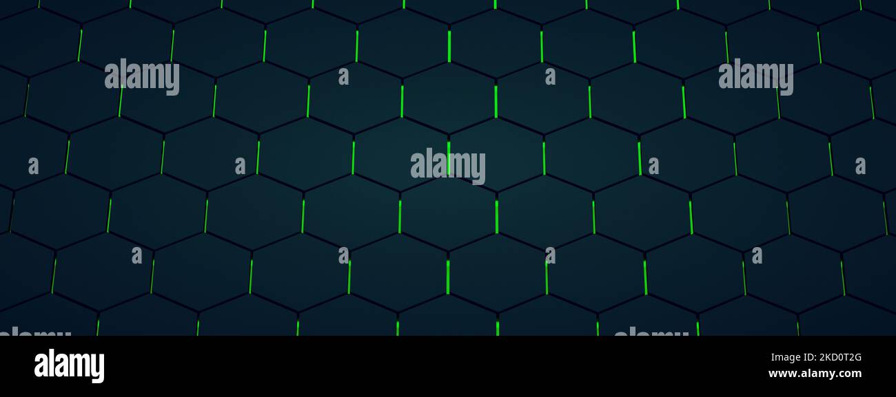 hive background, 3d render, panoramic image Stock Photo - Alamy