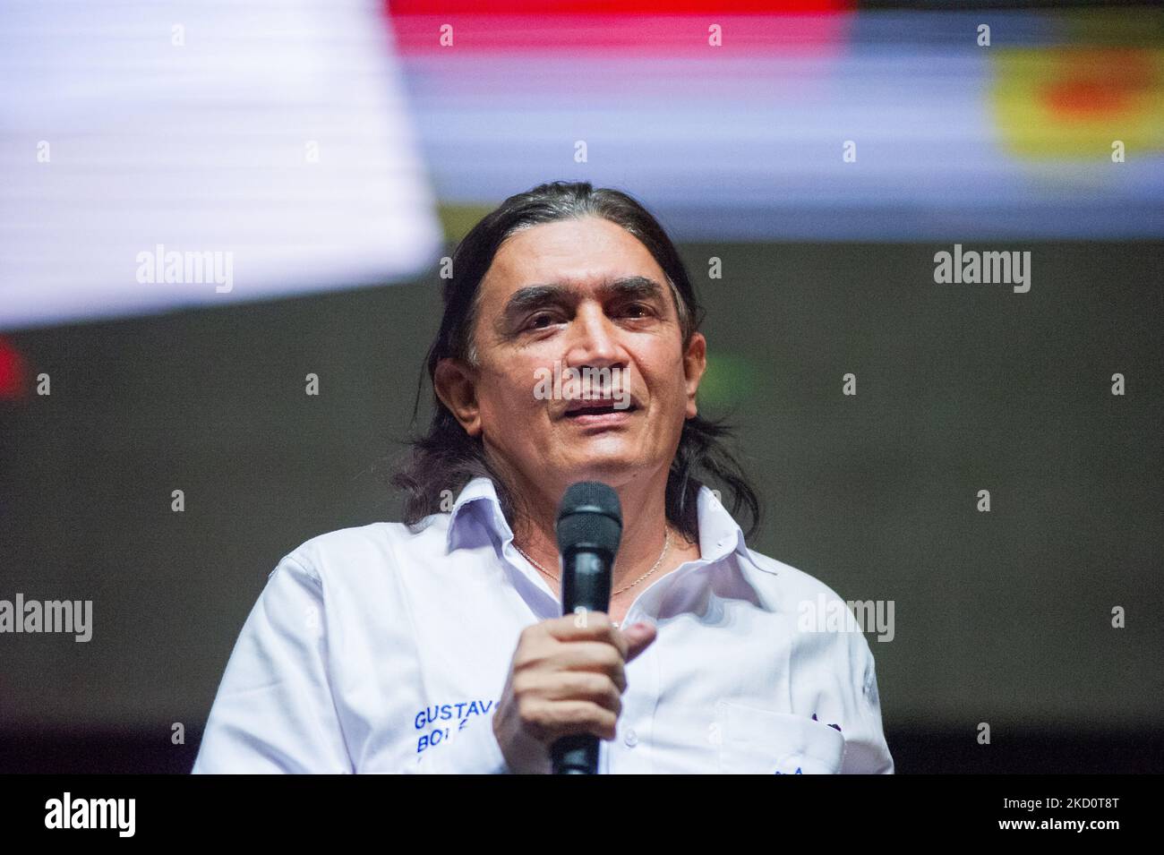 Colombian politician and candidate for Colombia's Senate Gustavo ...