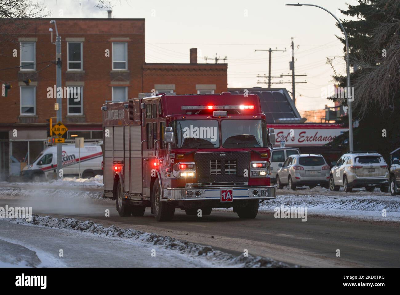 Edmonton fire rescue vehicle hi-res stock photography and images - Alamy