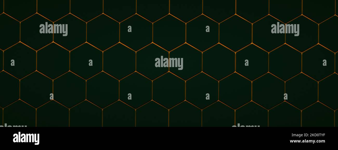 hive background, 3d render, panoramic image Stock Photo - Alamy