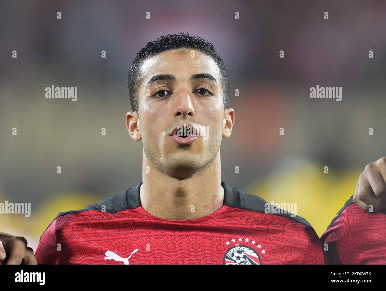 Mohamed Abdel Monem of Egypt during Egypt versus Sudan, African Cup of ...
