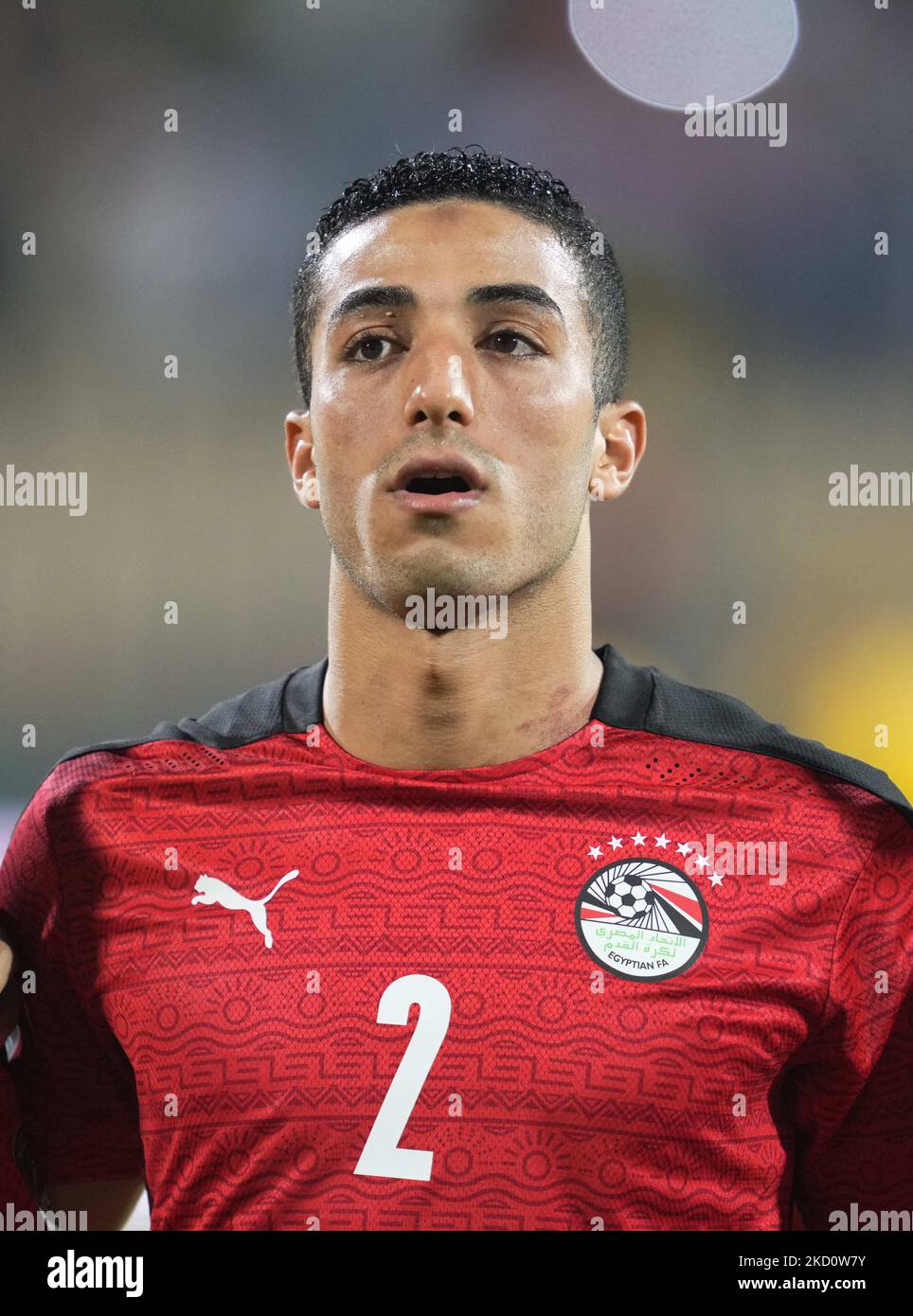 Mohamed Abdel Monem of Egypt during Egypt versus Sudan, African Cup of ...