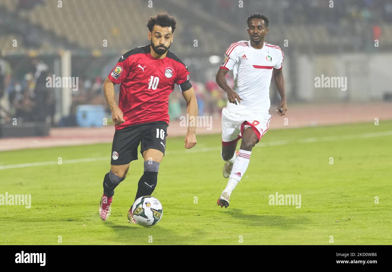Mohamed Salah (captain) of Egypt during Egypt versus Sudan, African Cup ...
