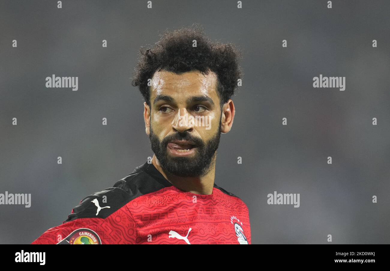 Mohamed Salah (captain) of Egypt during Egypt versus Sudan, African Cup ...