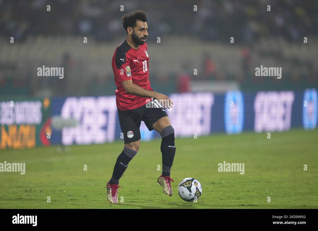 Mohamed Salah (captain) of Egypt during Egypt versus Sudan, African Cup ...