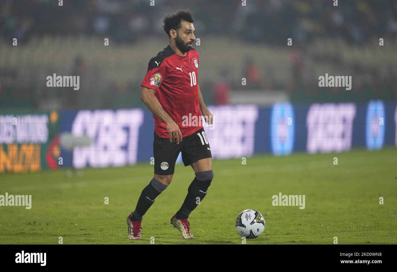 Mohamed Salah (captain) of Egypt during Egypt versus Sudan, African Cup ...